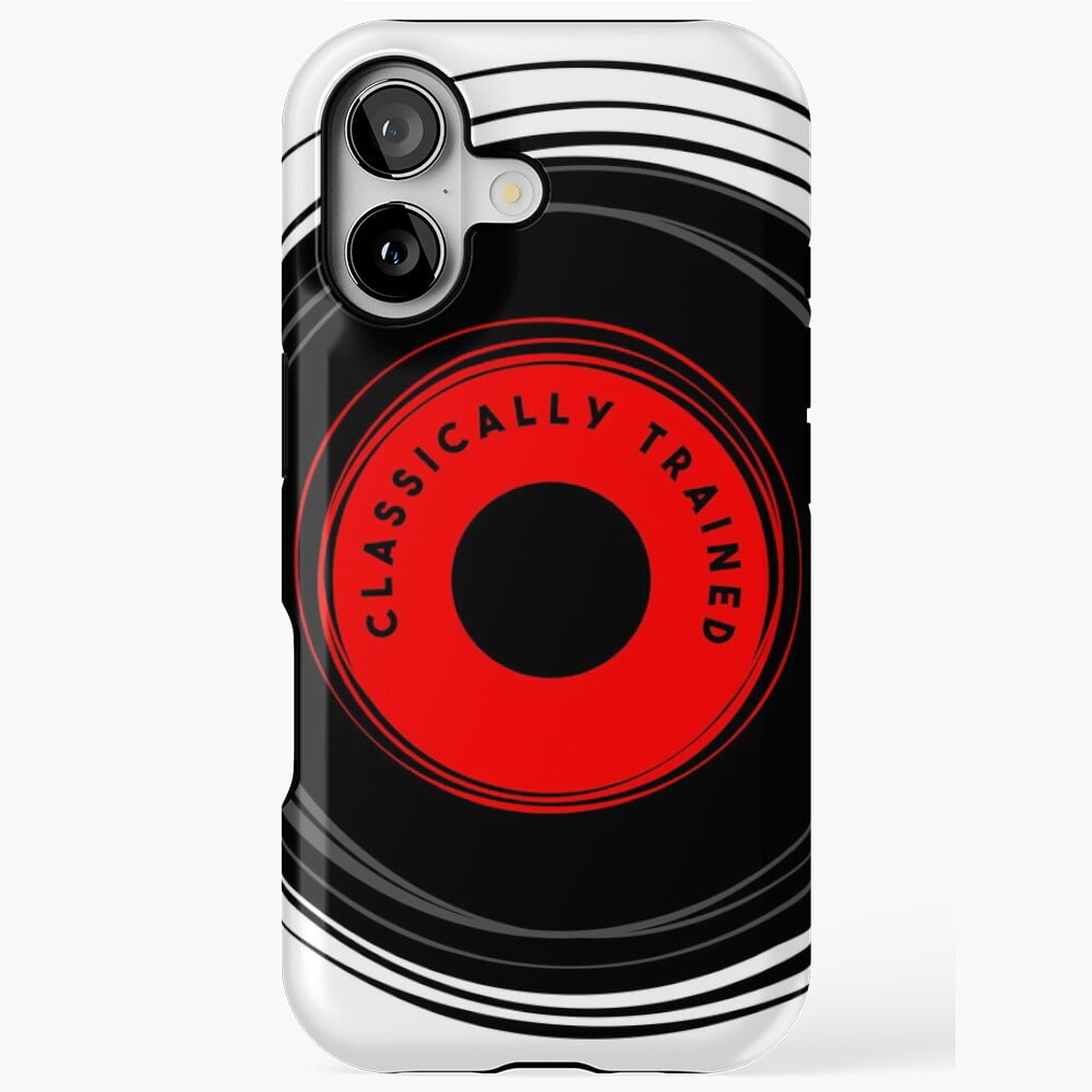Classically Trained Vinyl Record Retro Music Art iPhone Tough Case 11 ...
