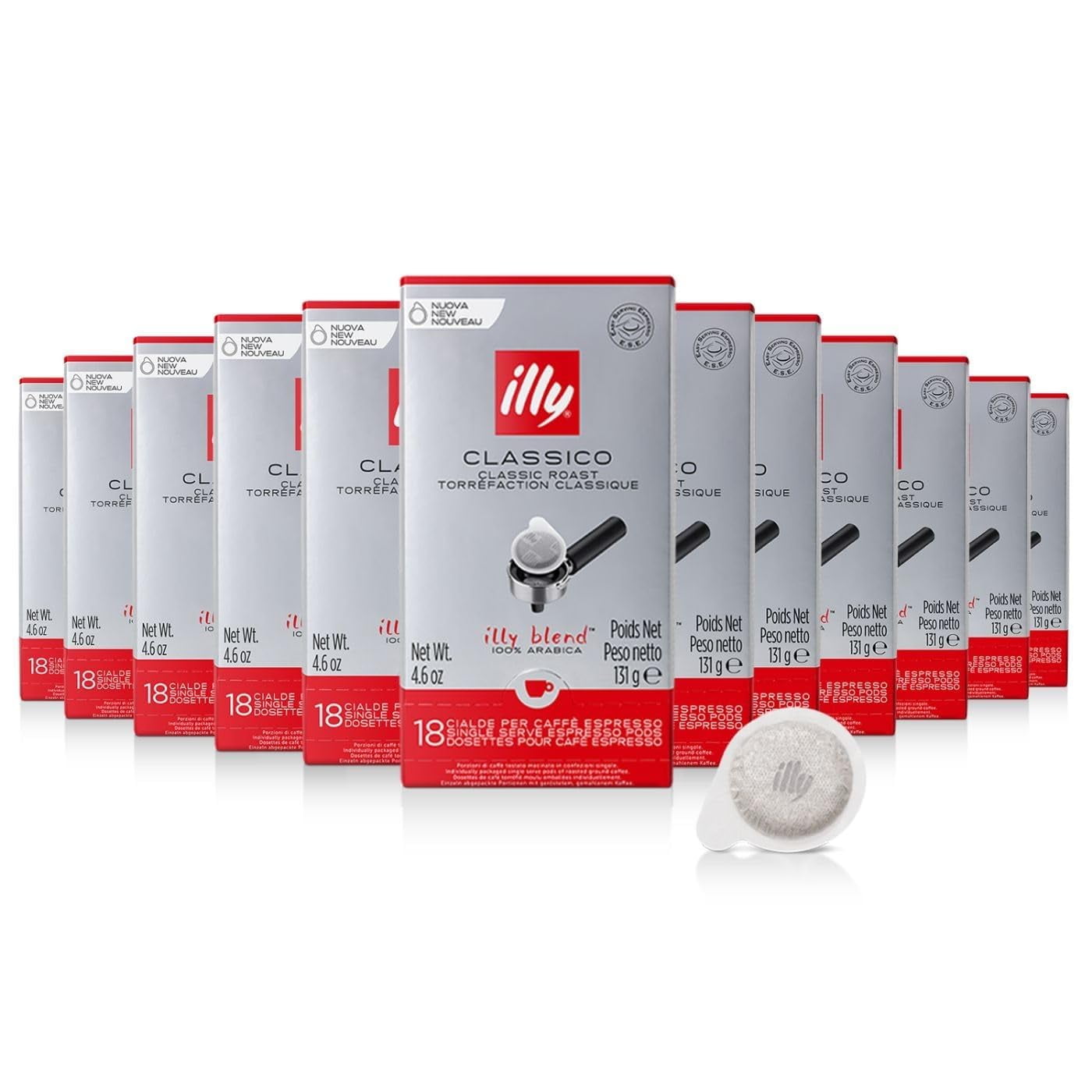 Classico E.S.E. Pods , Medium Roast, Classic Roast with Notes of ...