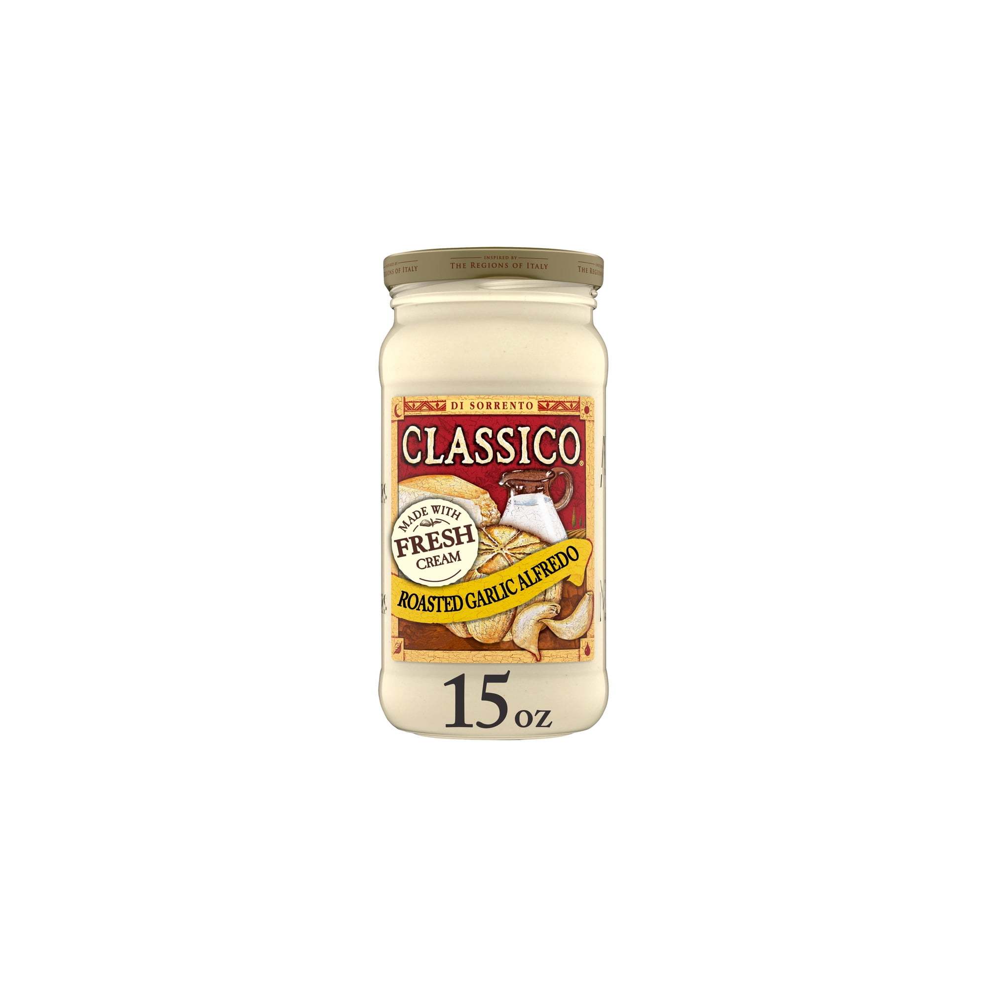 Classico Roasted Garlic Alfredo Pasta Sauce (Pack of 10) - Walmart.com