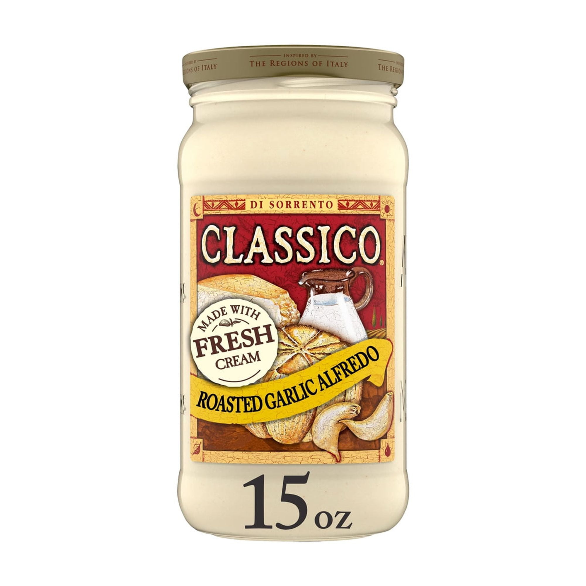 Classico Roasted Garlic Alfredo Pasta Sauce (Pack of 14) - Walmart.com