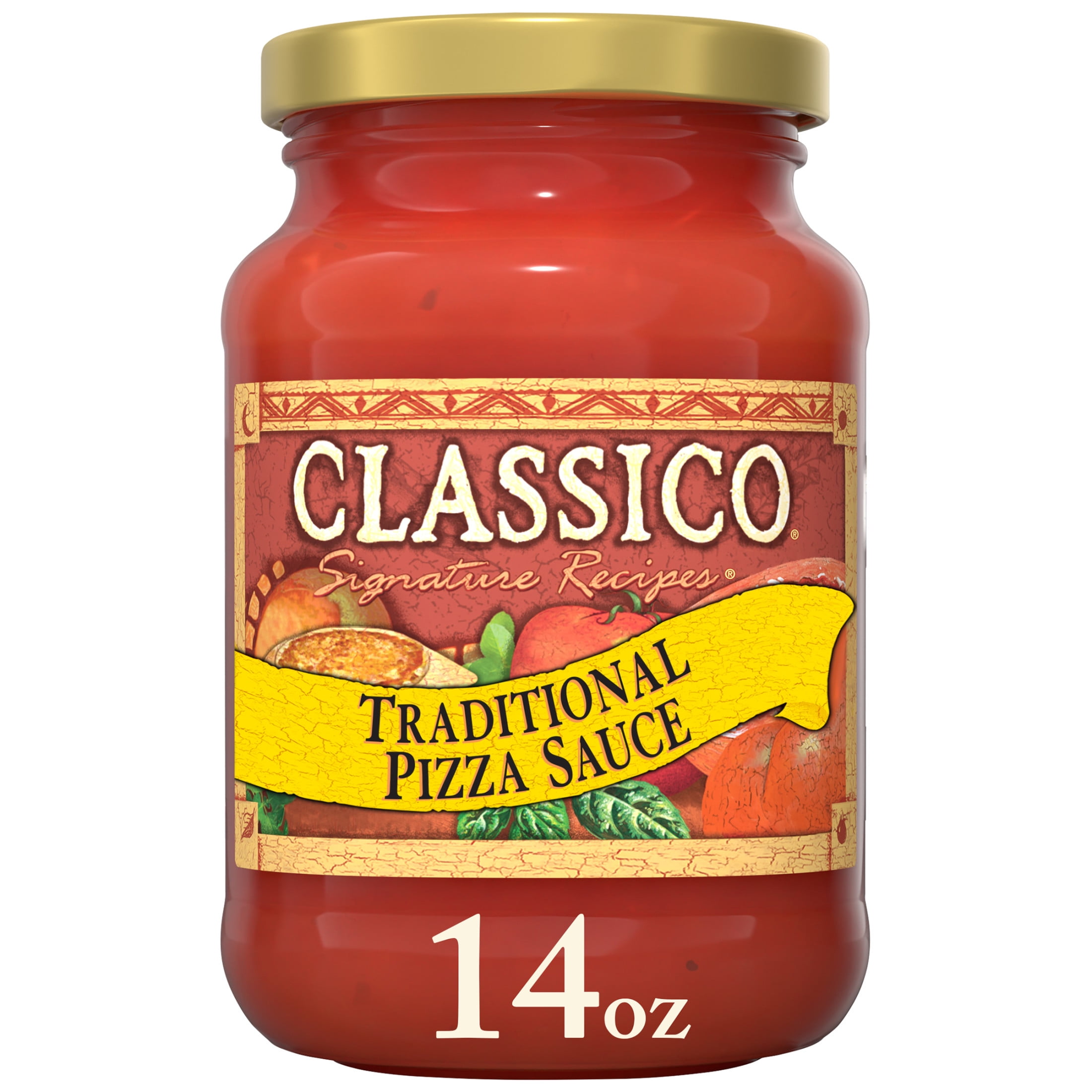 Classico Traditional Pizza Sauce, 14 oz. Jar for Breakroom - Walmart ...