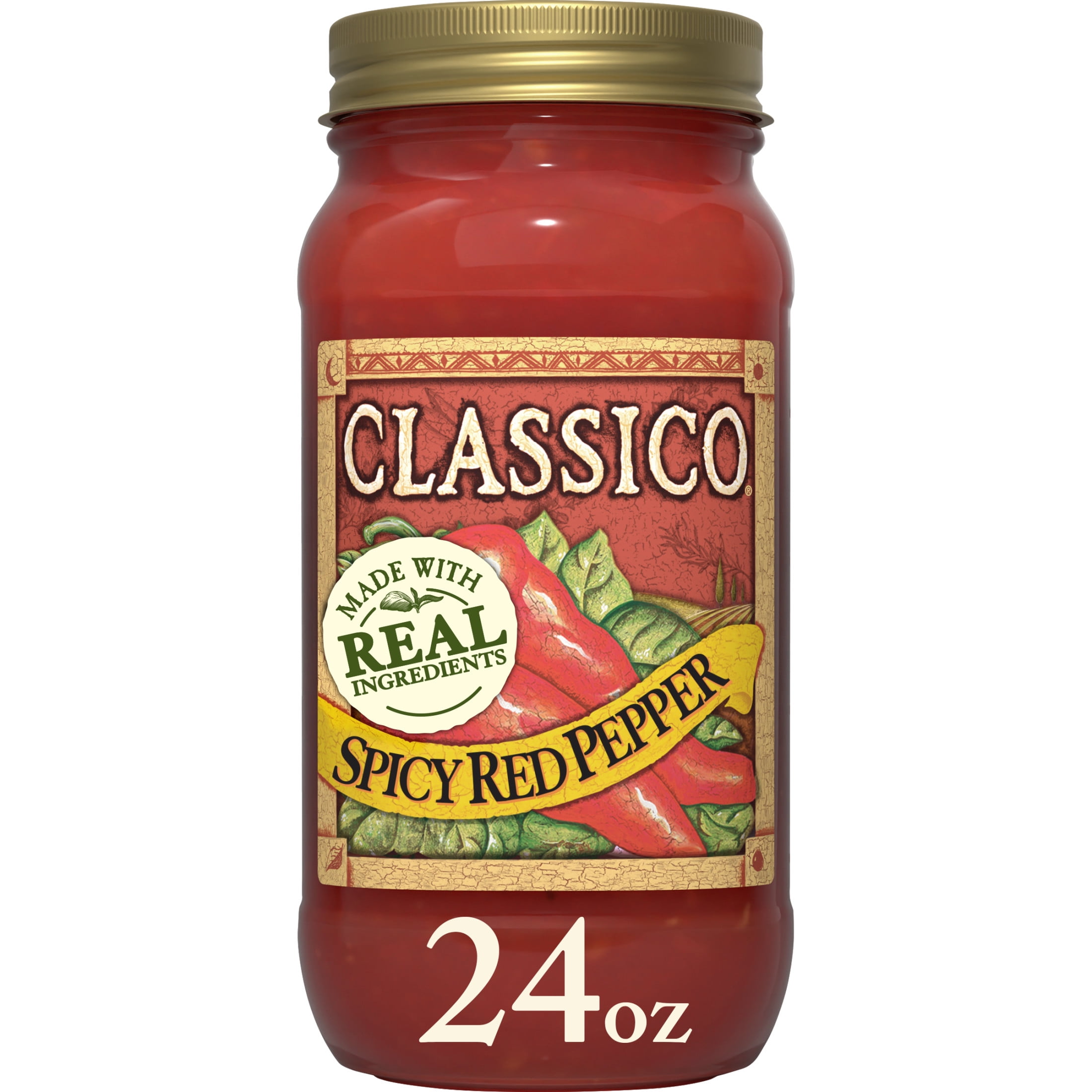 Classico Spicy Red Pepper Spaghetti Pasta Sauce, 24 oz. Jar - Walmart.com