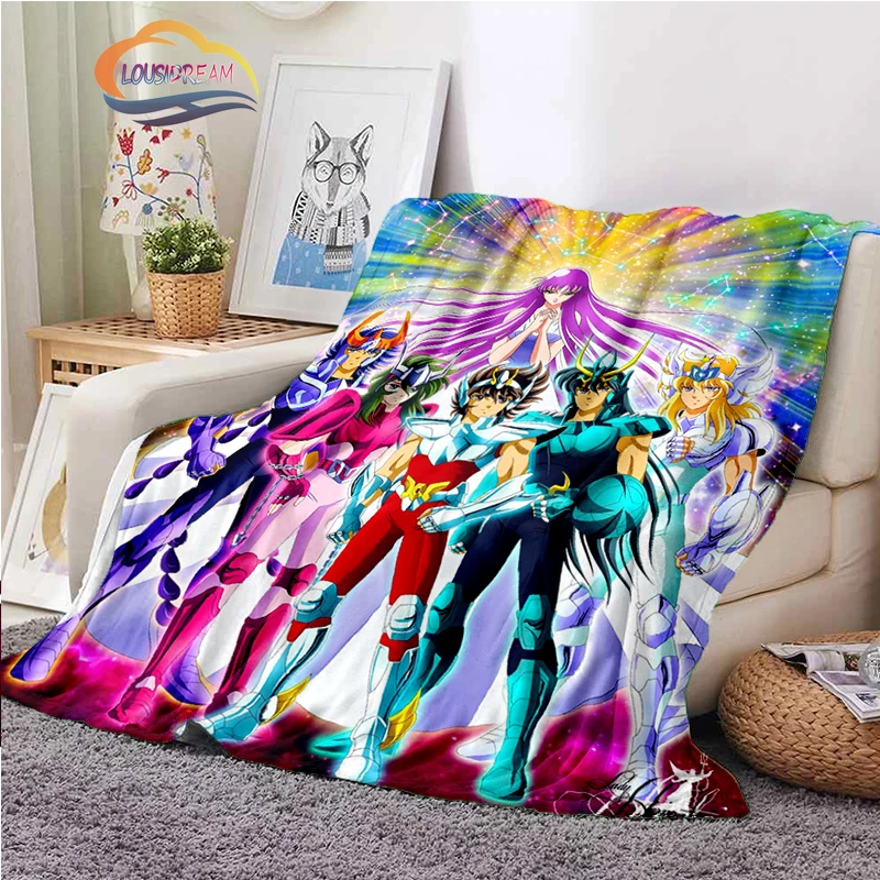 Classics Animated character seiya Patterned wool blanket Cartoon Saint ...
