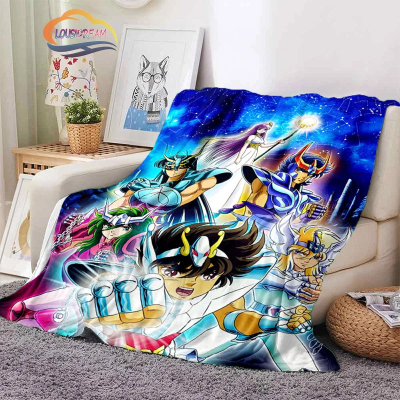 Classics Animated character seiya Patterned wool blanket Cartoon Saint ...