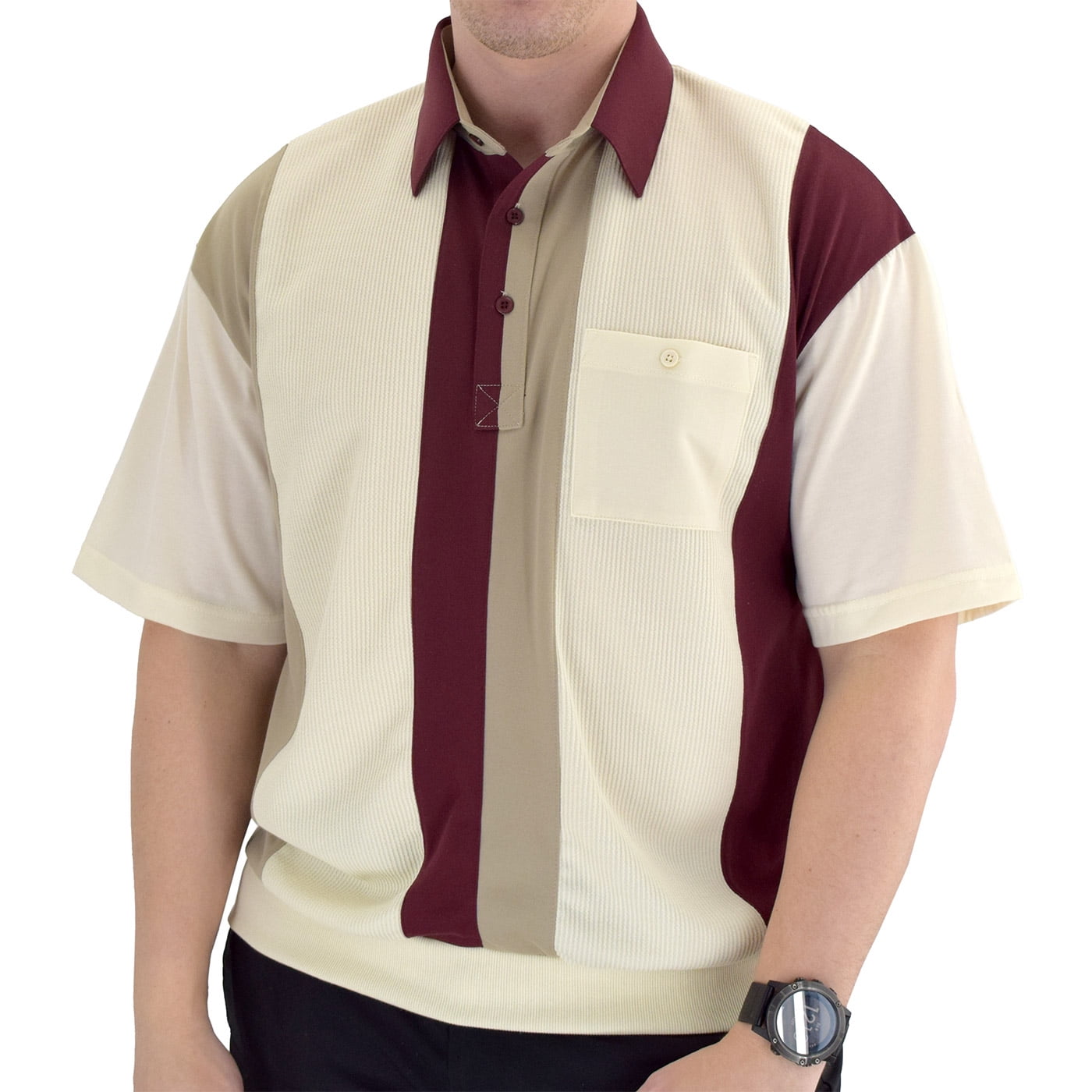 Classics By Palmland Knit Banded Bottom Shirt With Pocket - Walmart.com