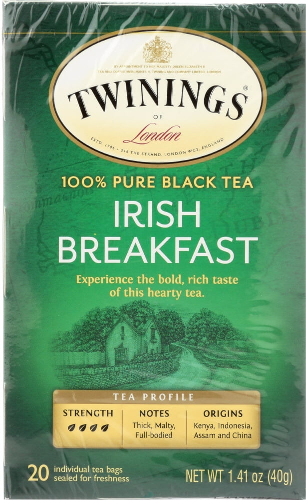 Classics Irish Breakfast Tea, 20 Tea Bags, 1.41 oz, 1 Pack - Walmart.com