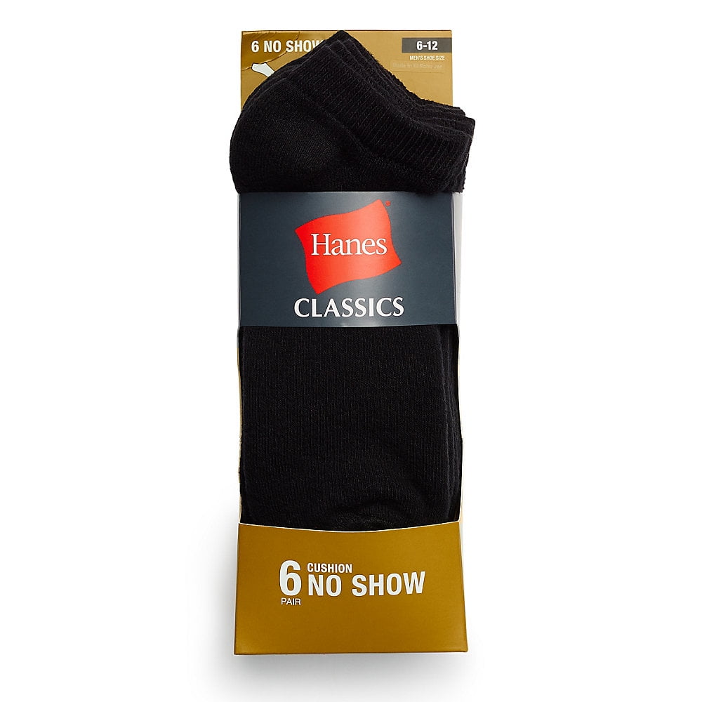 Classics Men's Extra Low-Cut Sock 6-Pack - Walmart.com