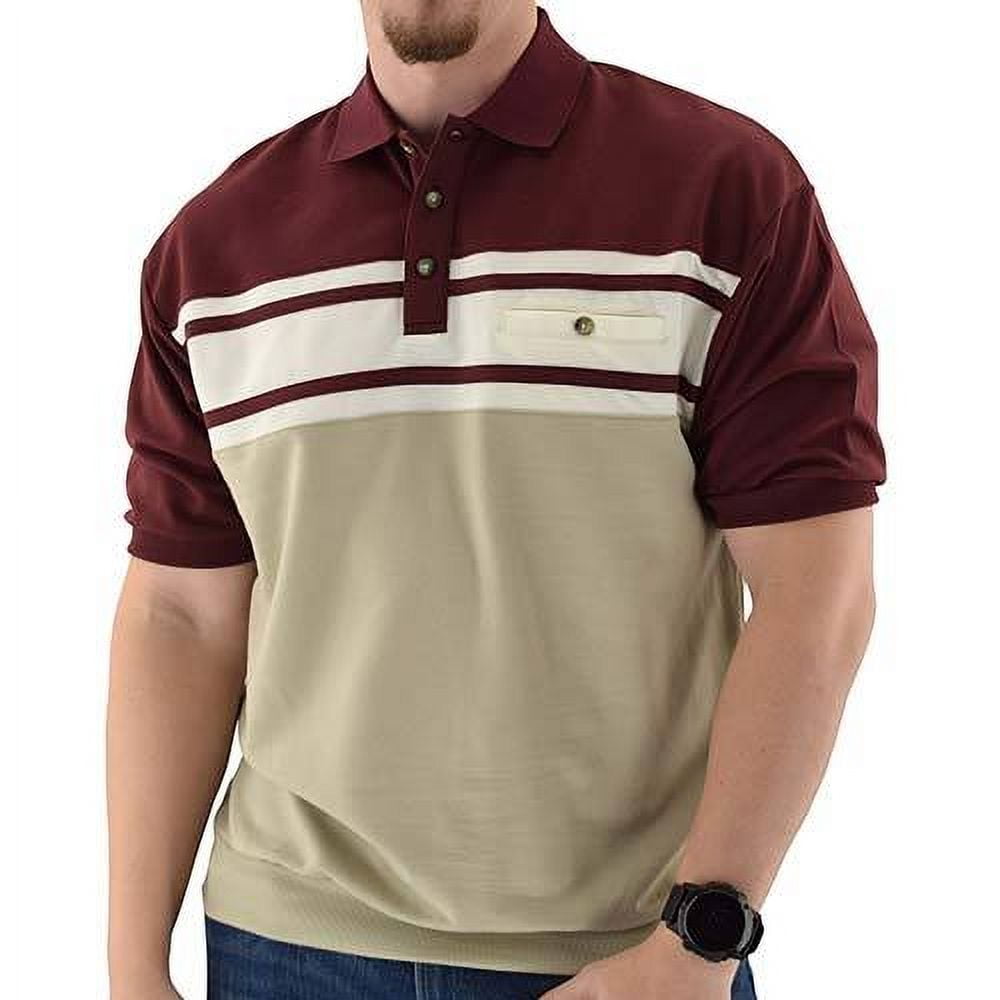 Classics by Palmland Horizontal French Terry Short Sleeve Banded Bottom ...