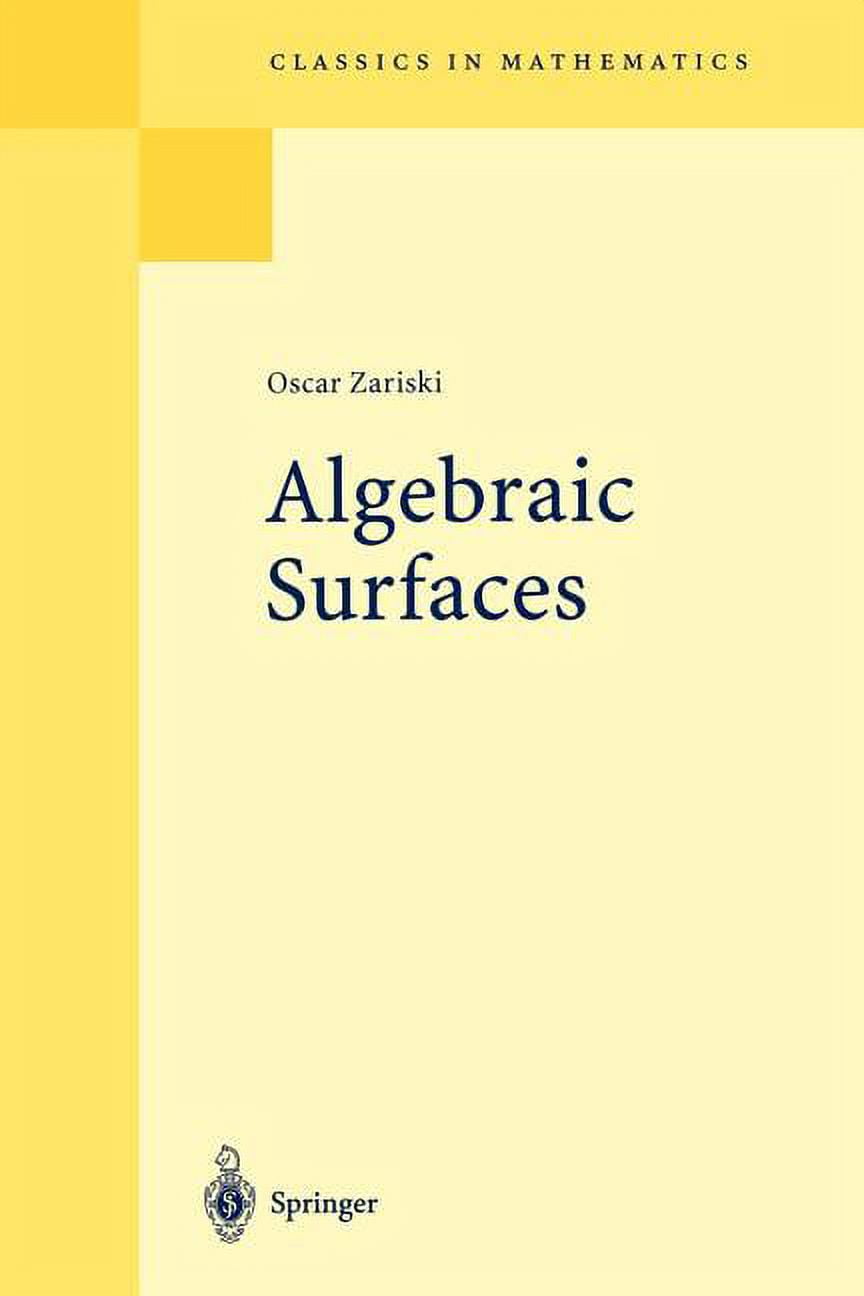 Classics in Mathematics: Algebraic Surfaces (Paperback) - Walmart.com