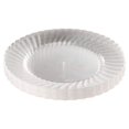 Classicware Plastic Plates, 9" Dia, Clear, 12/pack, 15 Packs/carton ...