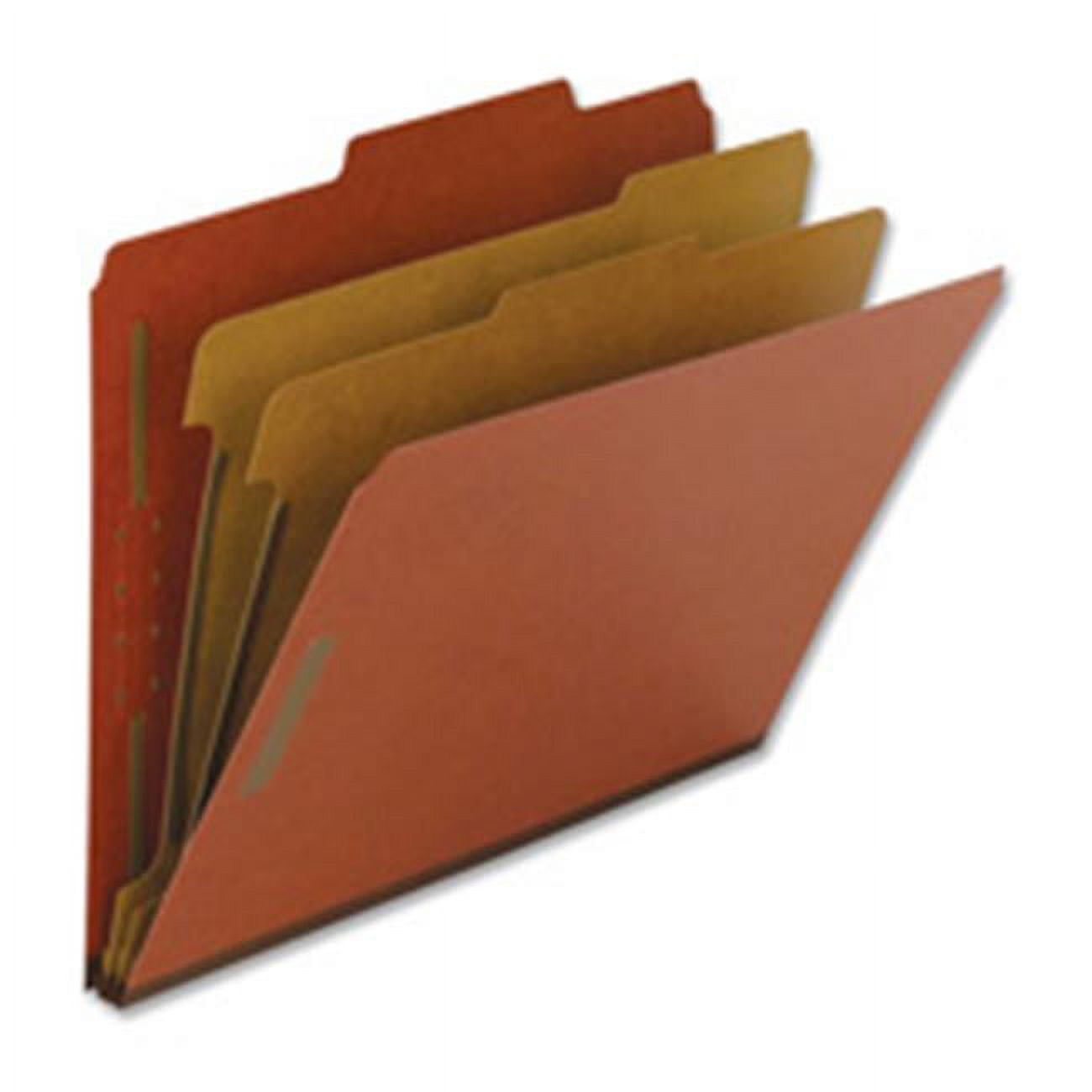 Classification Folders- Letter- 1 Partition- Red - Walmart.com