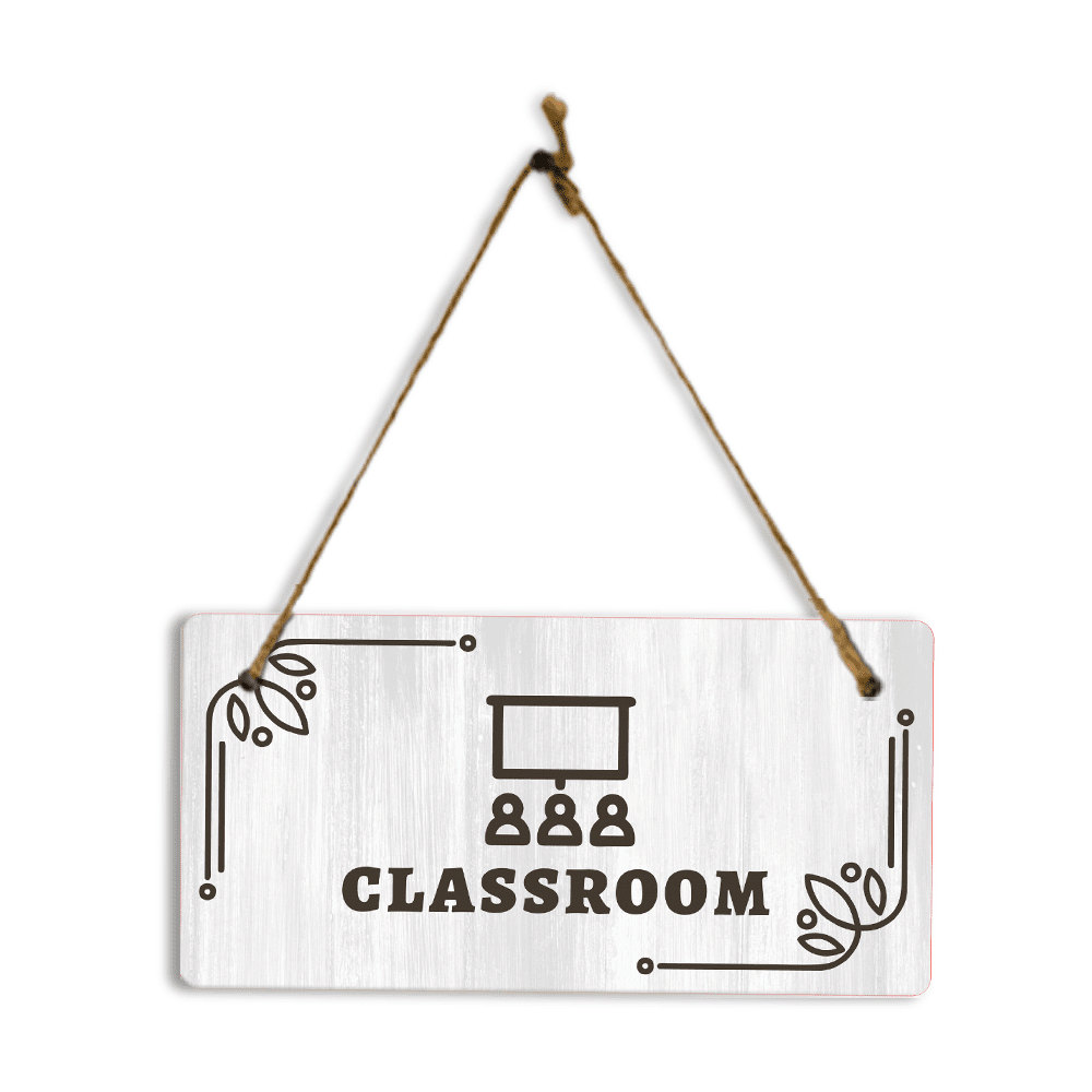 Classroom 5x10 Hanging Plus Wall or Door Sign | Religious Rustic Wood ...