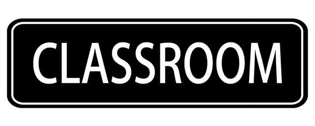 Classroom Acrylic Sign For Office Door Wall Home And Business, Easy To ...
