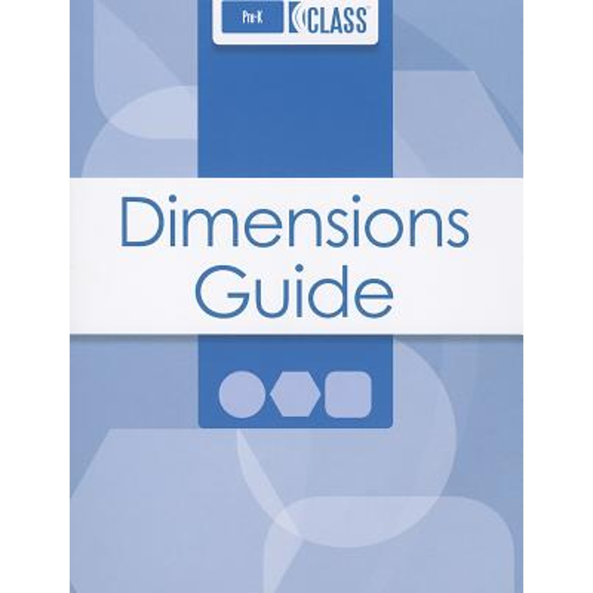 Pre-Owned Classroom Assessment Scoring System (Class ) Dimensions Guide ...