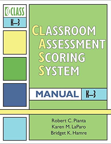 Pre-Owned Classroom Assessment Scoring System (Class) Manual, K-3 ...