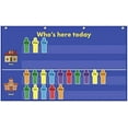 Classroom Attendance Chart Helping Hands Pocket Chart for Preschool ...
