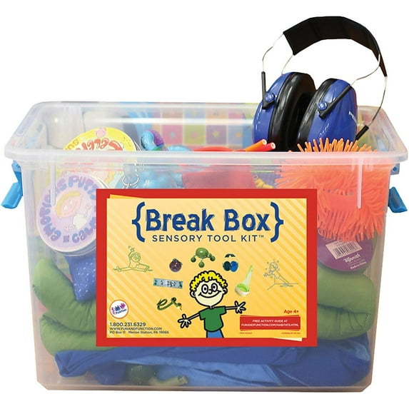 Classroom Break Box: Sensory Activity Kit for Kids 5-18 Yrs, Grades K-8 ...