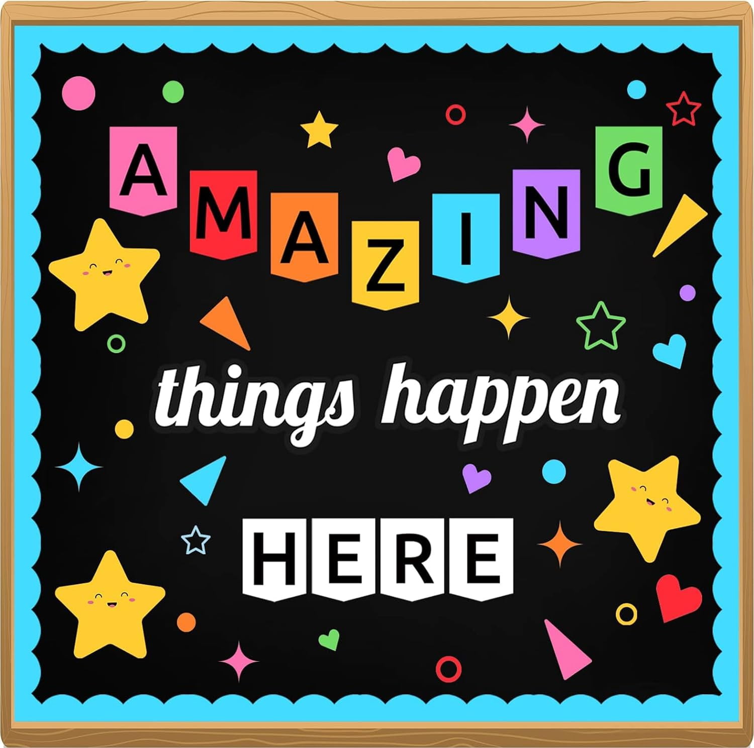 Classroom Bulletin Board Decor Set, Motivational Wall Door Decoration ...