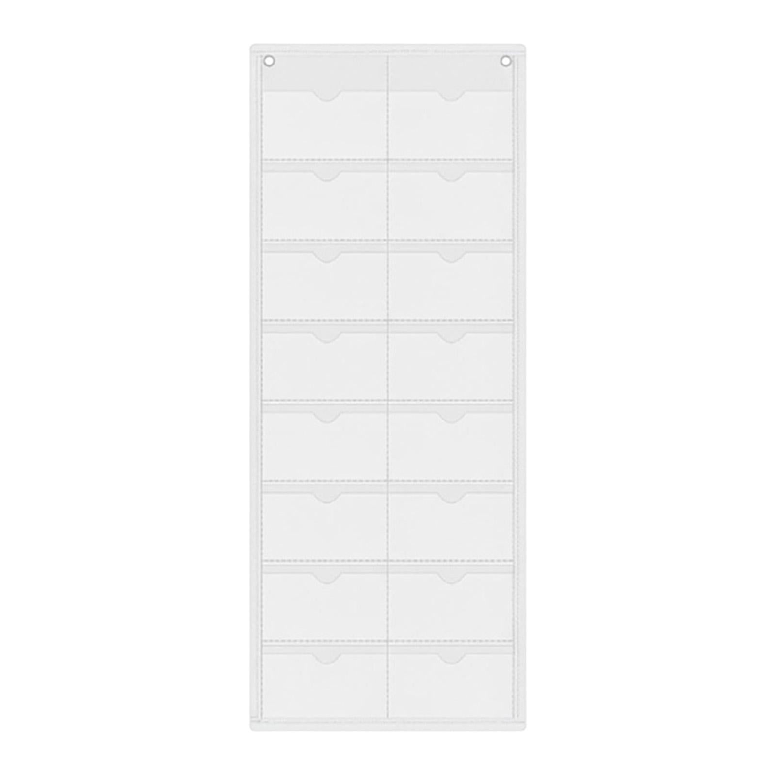 Classroom Calendar Pocket Chart Wall Organizer PVC Material Blank ...