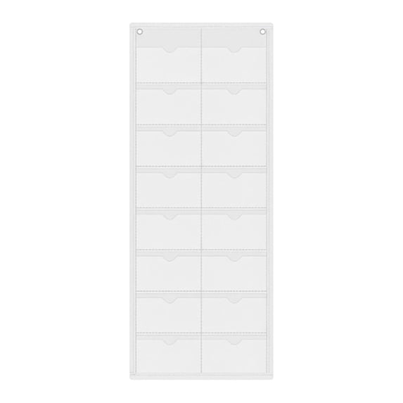 Classroom Calendar Pocket Chart Wall Organizer PVC Material Blank ...
