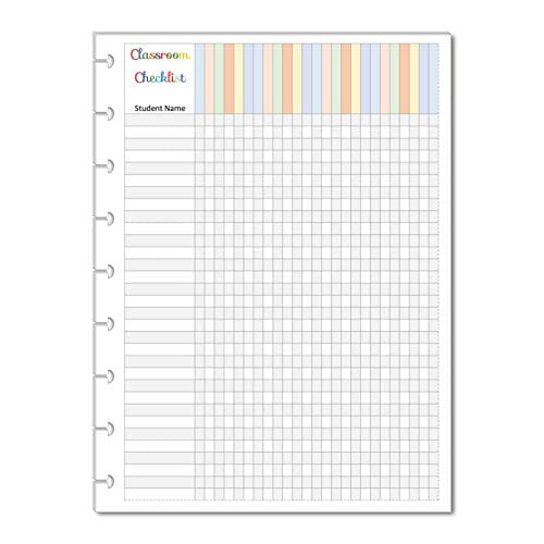 Classroom Checklist Refills for 9 Disc Happy Planners - Walmart.com