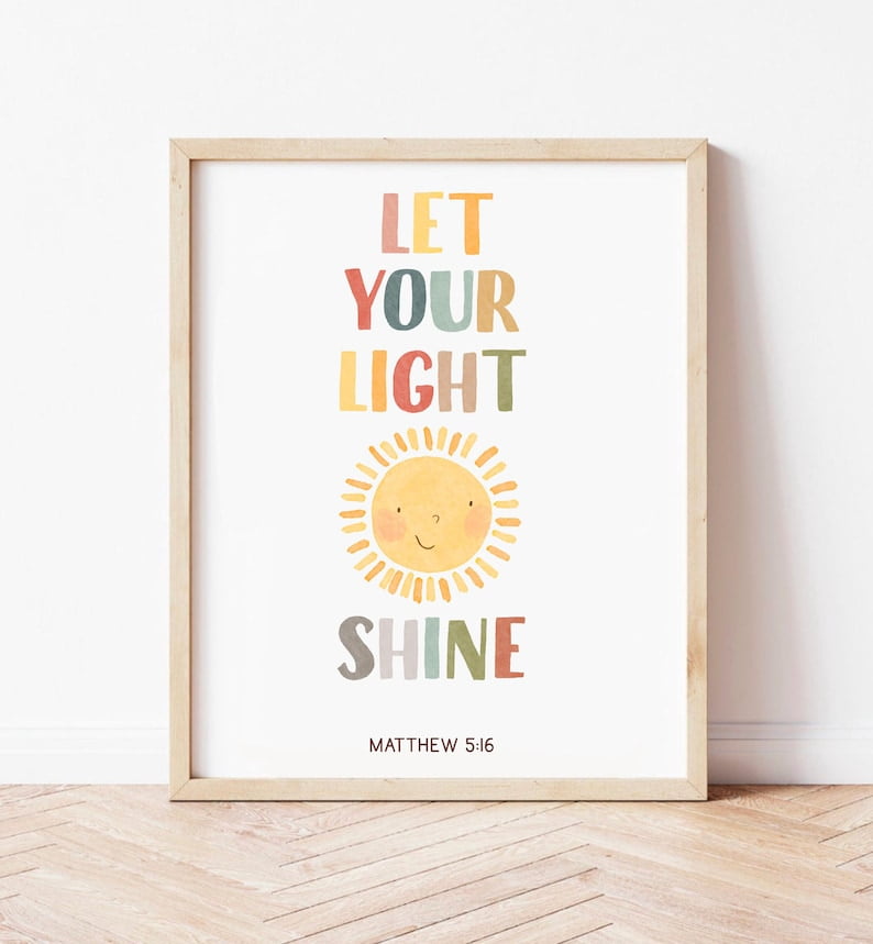 Classroom Christian Wall Art Boho Bible Verse Homeschool Bible Study ...