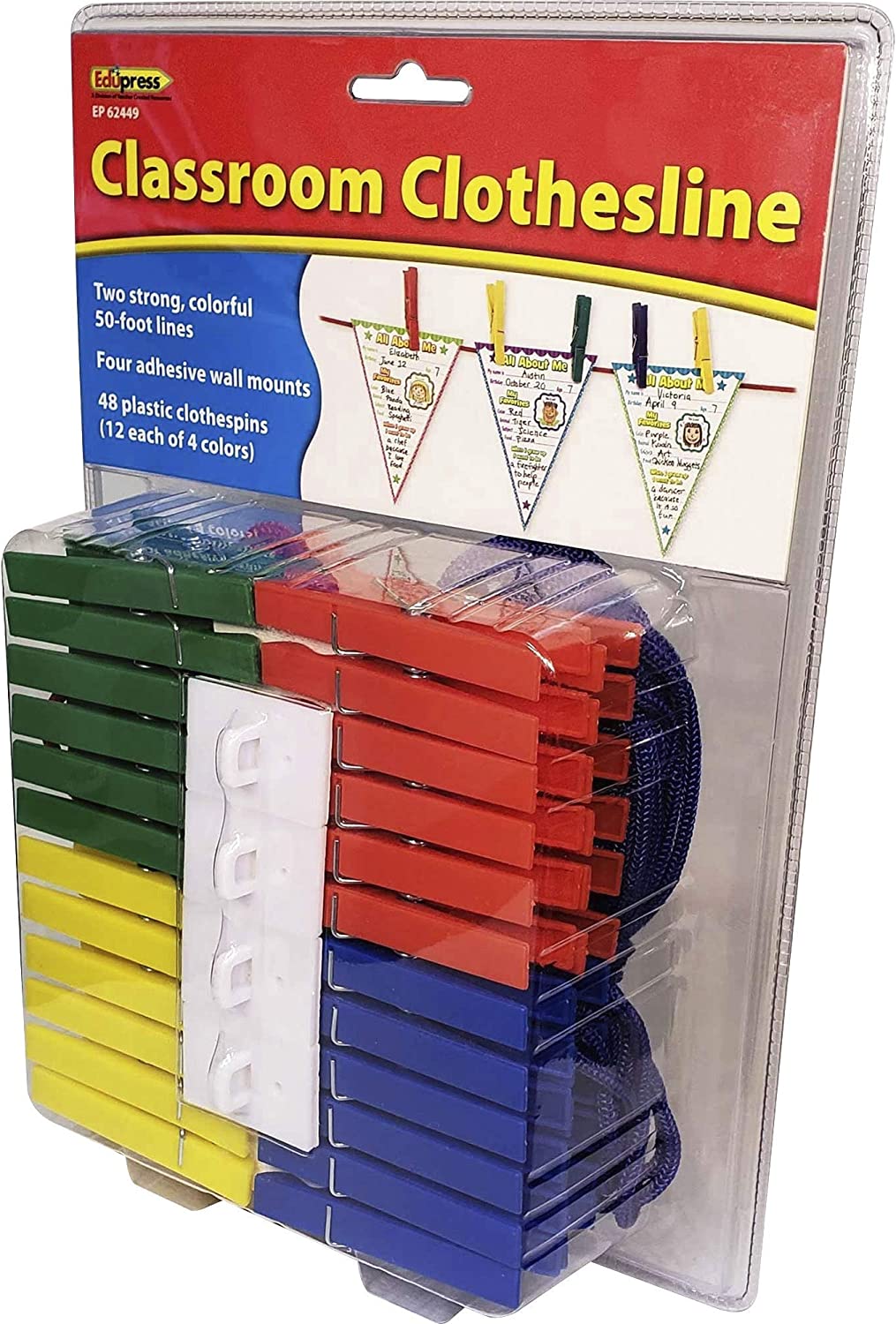 Classroom Clothesline (EP62449) - Walmart.com