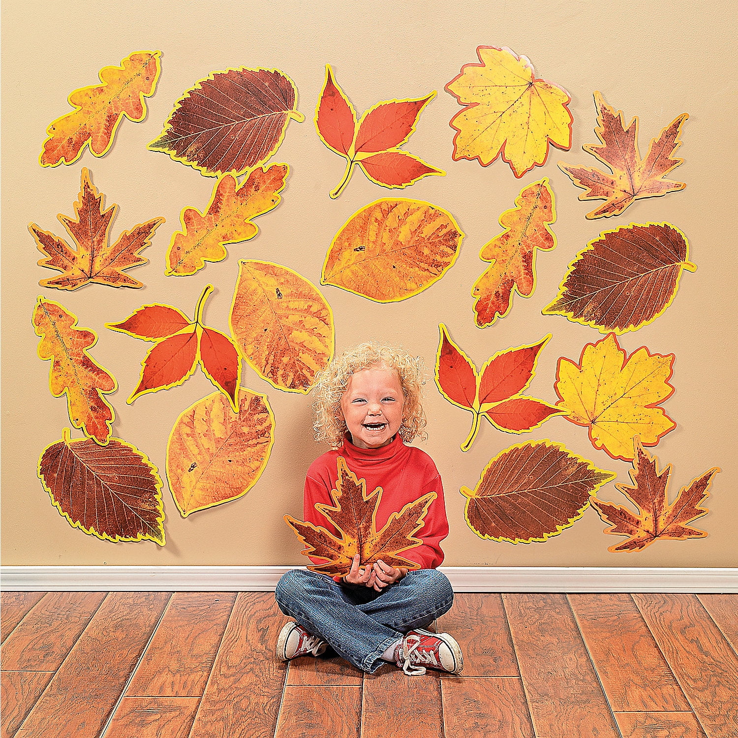 Classroom Cutouts - Fall Leaves - Educational - 48 Pieces - Walmart.com