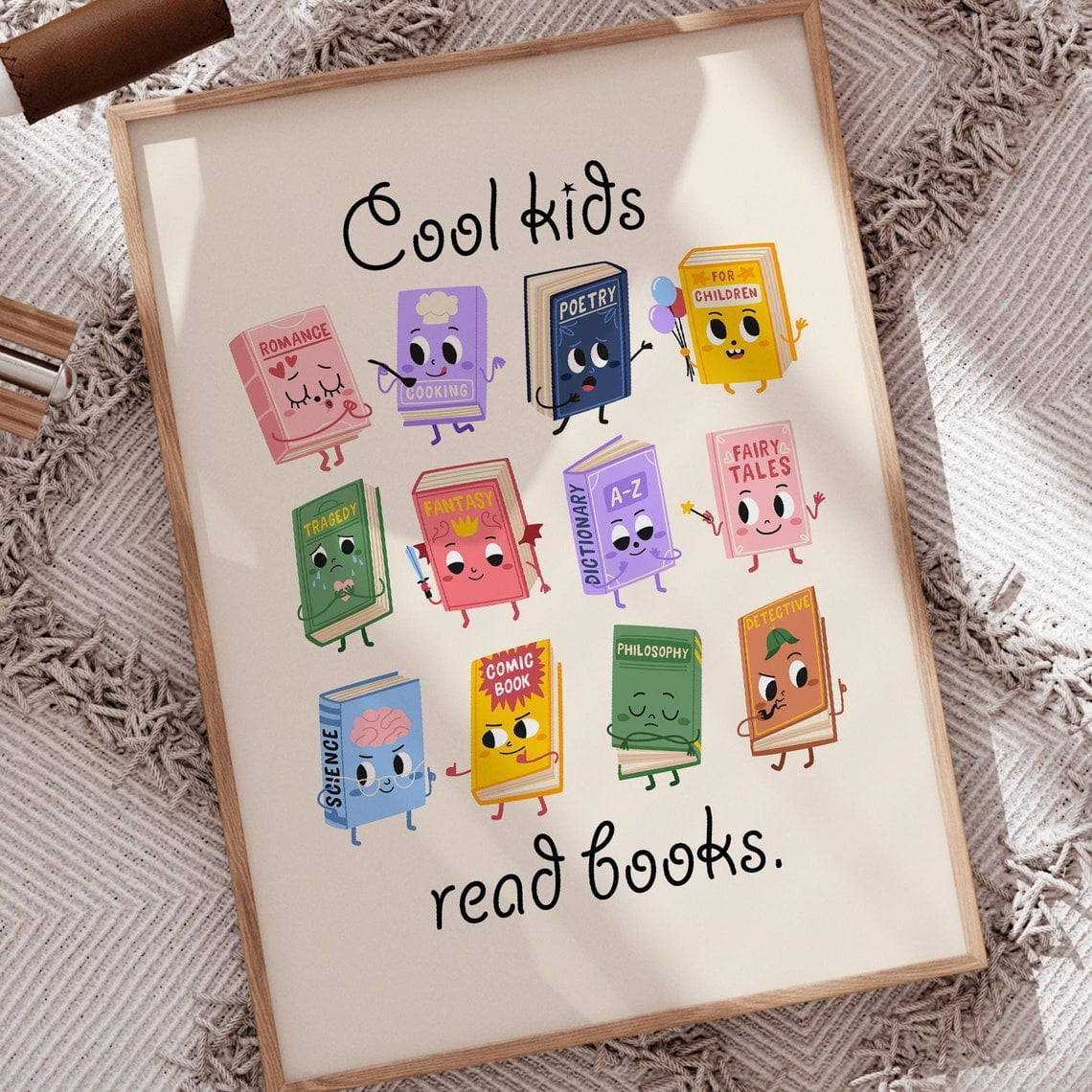 Classroom Decor Motivational Poster, Learning Reading Nook Print ...