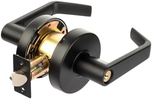 Classroom Door Lock Keyed Lever Lockset, ADA Compliant, Grade 2 Heavy ...