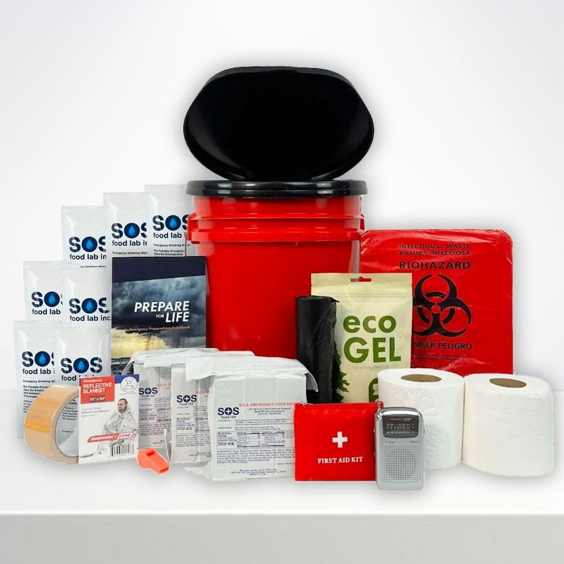 Classroom Emergency Lockdown Kit | 36 Water Pouches Included | Be ...