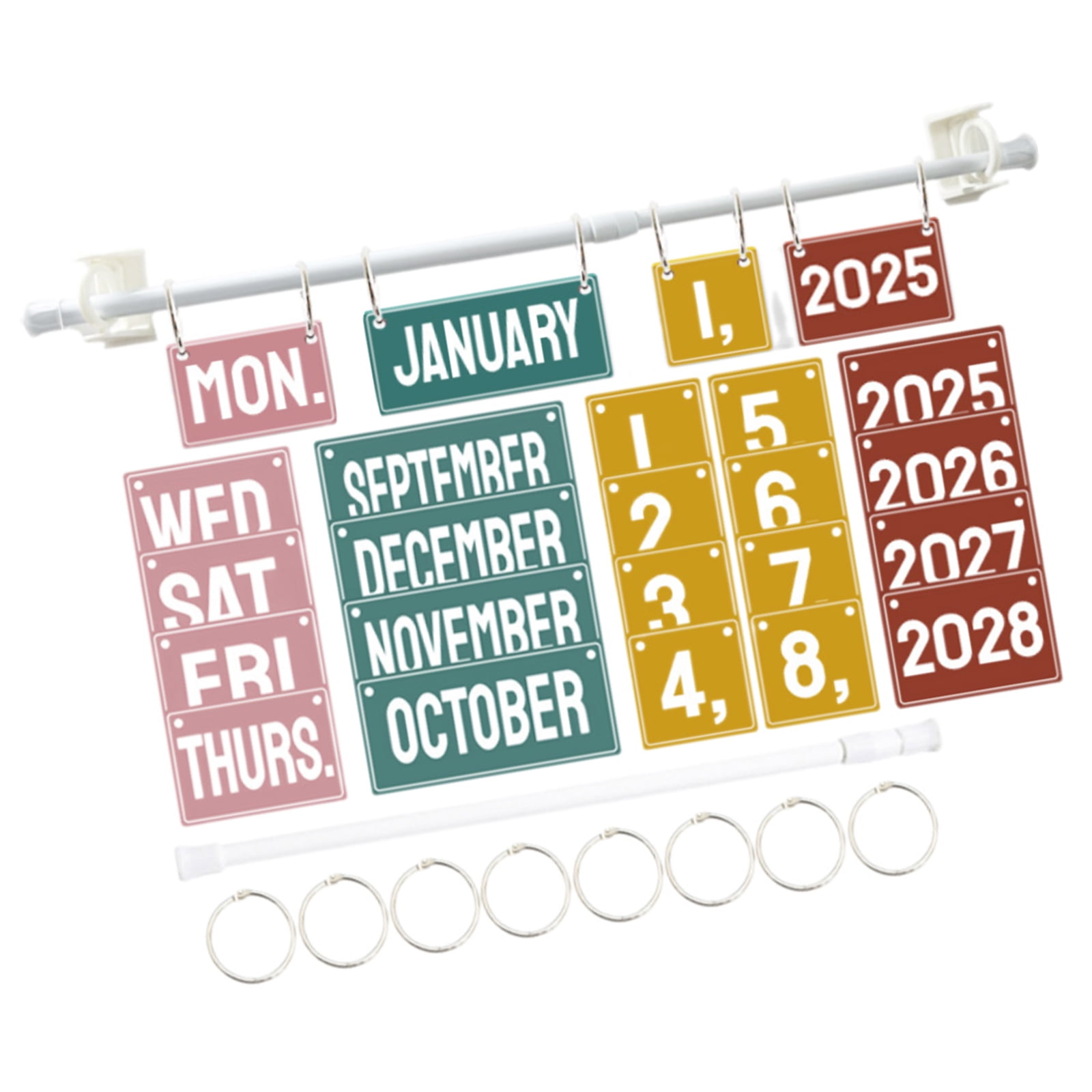 Classroom Flipping Calendar Bulletin Board Set with Holder 54 Date ...