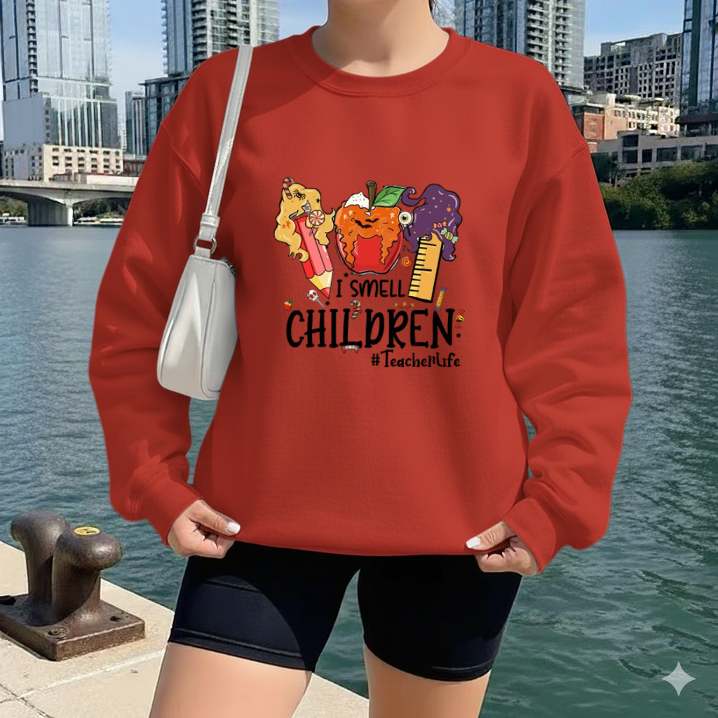 Classroom Humor I Smell Children Teacher Funny Halloween Quote Graphic ...