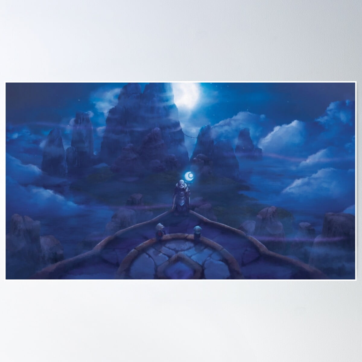 Classroom In The Sky Poster Wall Art, Modern Wall Decor For Living Room ...