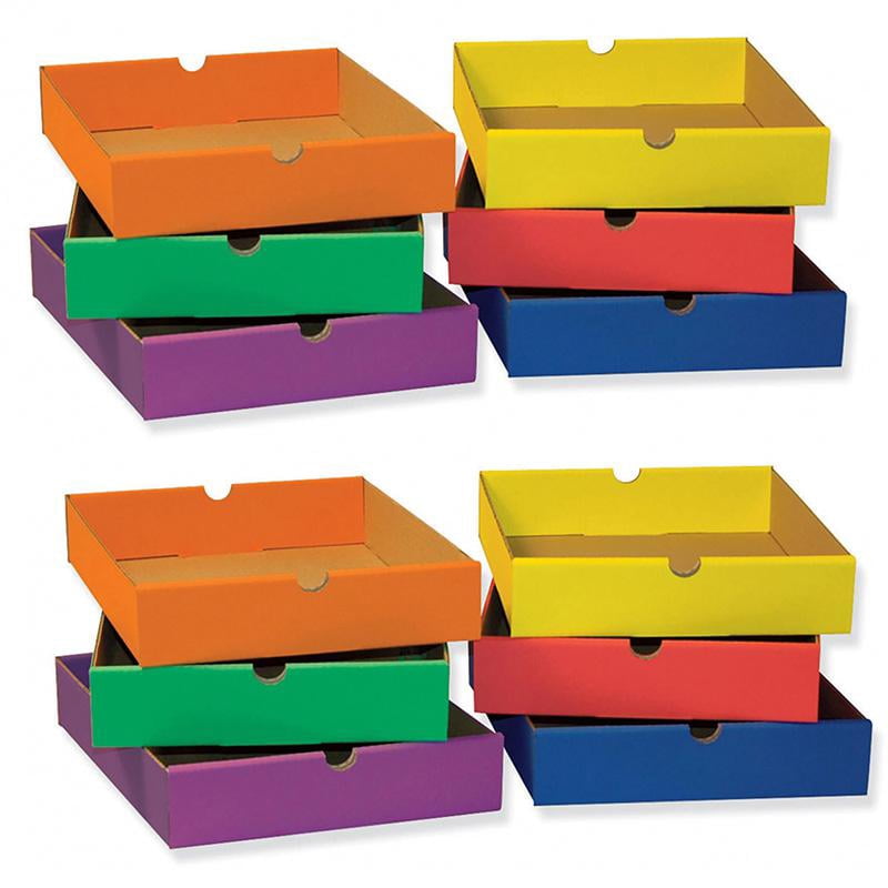 Classroom Keepers Drawers for 6-Shelf Organizer, 6 Assorted Colors, 2-1 ...