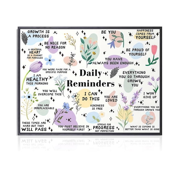 Classroom Motivational Poster, Inspirational Daily Affirmations Wall ...