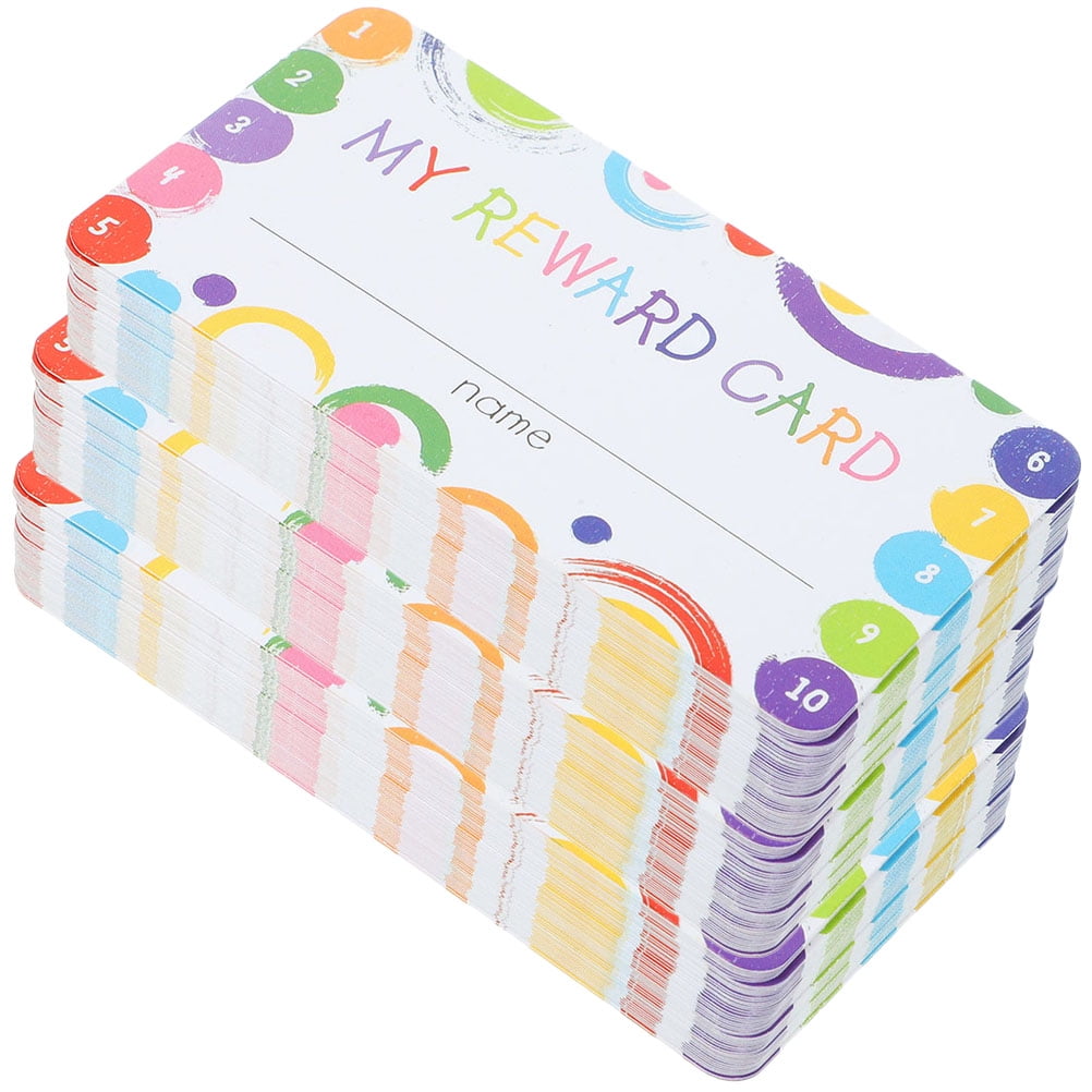 Classroom Must Haves，150 Sheets of Student Award Cards Punch Cards ...