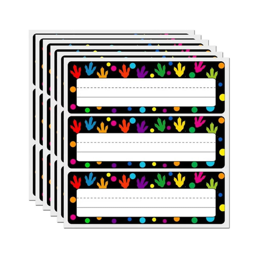 FENGHEMINGA Classroom Name Plates, Black Student Name Tags, 2x7inch ...