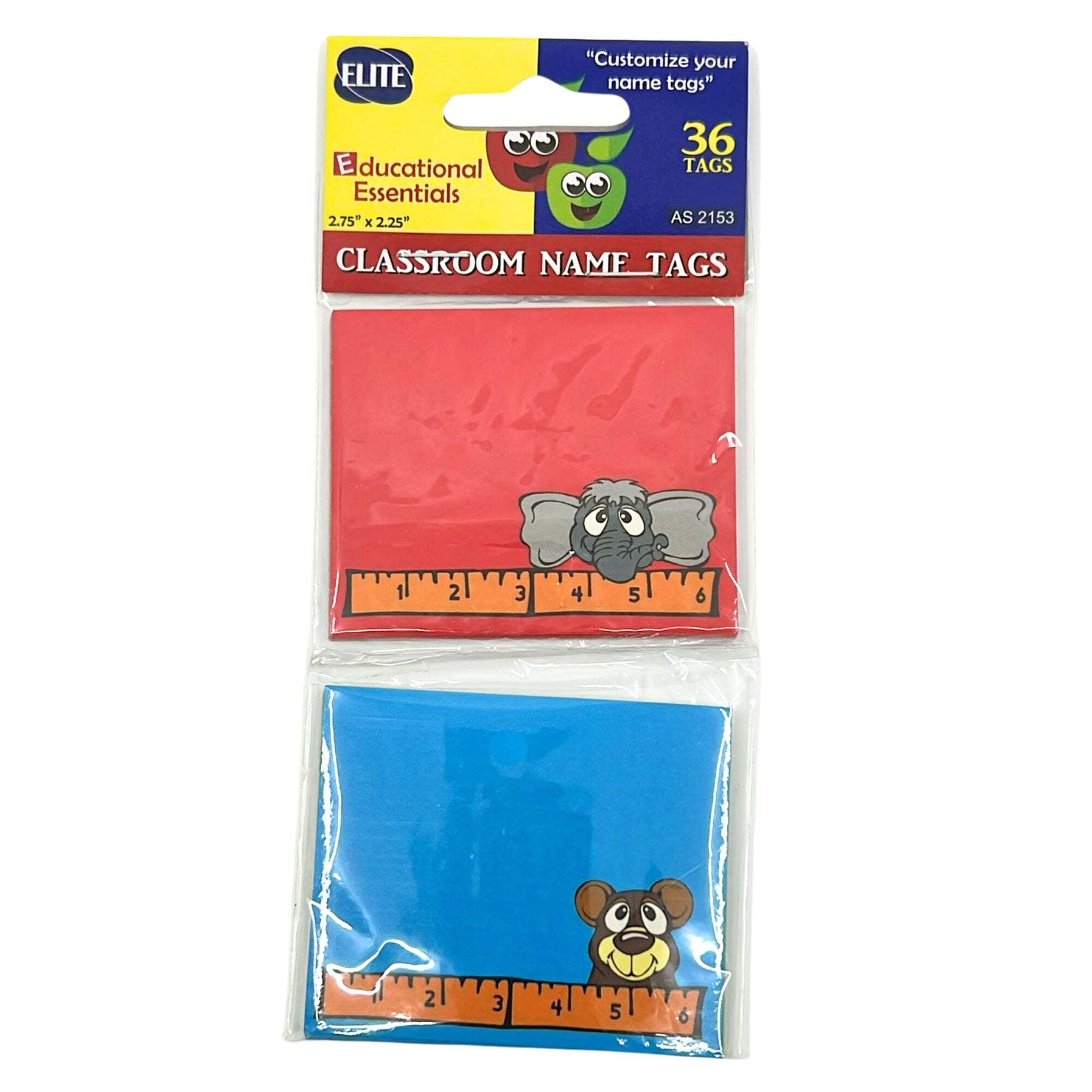 Classroom Name Tags 2.75 x 2.25 Inches: 36CT - Walmart.com