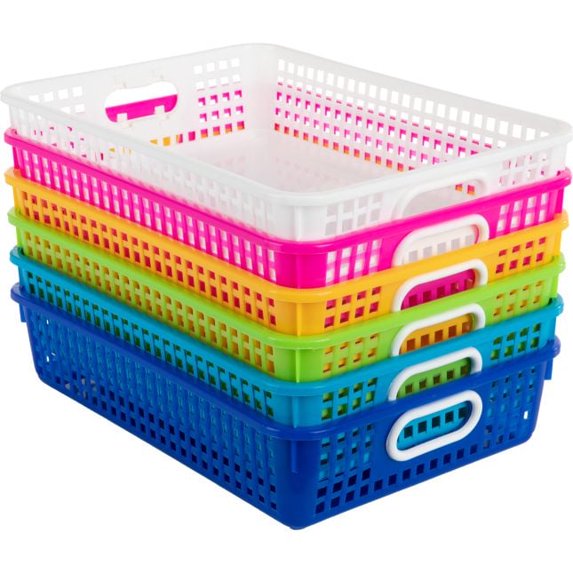 Classroom Paper Baskets ? Tropics ? Set Of 6 - Walmart.com