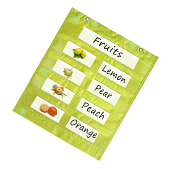Classroom Pocket Chart for Whiteboard, Double-Sided Pocket Chart Pocket ...