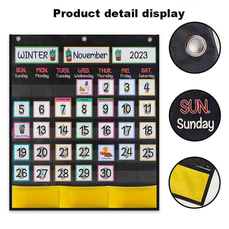 Classroom Pocket Charts, Family Enlightenment Education Education ...