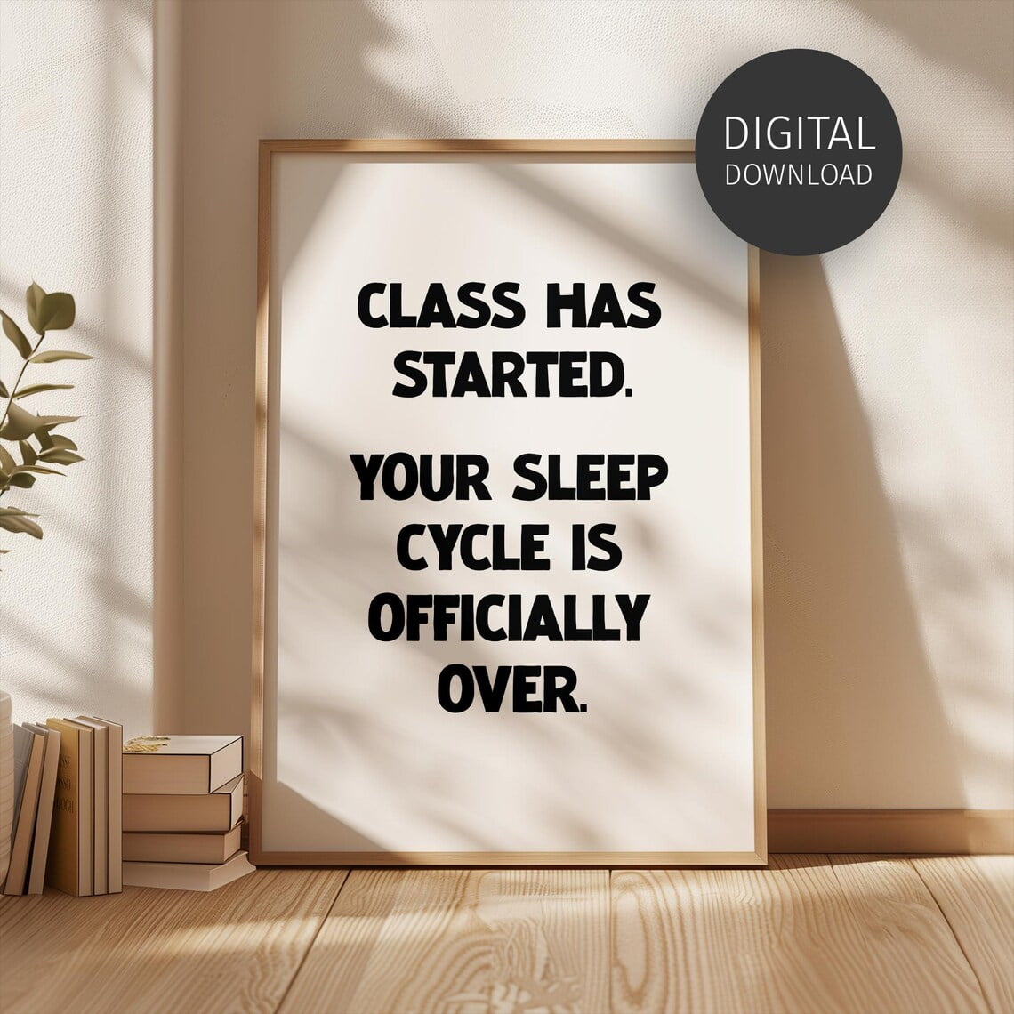 Classroom Poster, Wall Art For High School Decor, Motivational 'Back To ...