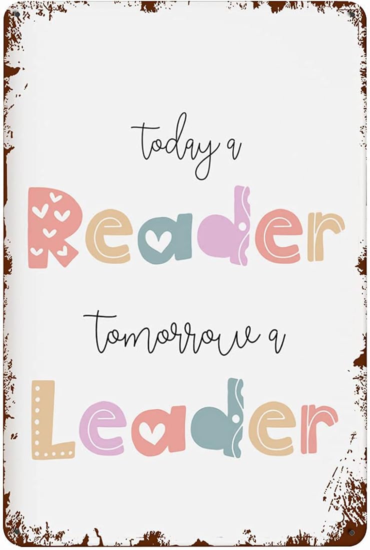 Classroom Posters Reading Posters for Library Wall Art Today a Reader ...