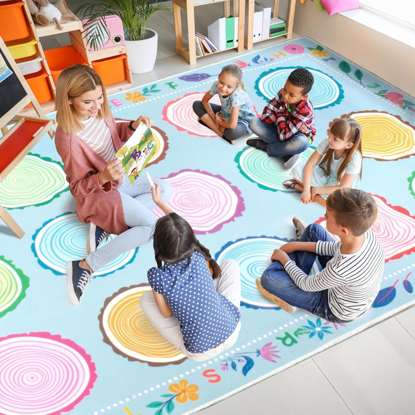 Classroom Rug Large Rug For Classroom Elementary, Seating Décor Play ...