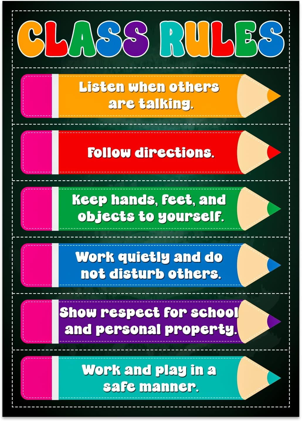 Classroom Rules Poster - Motivational Inspirational Posters for ...