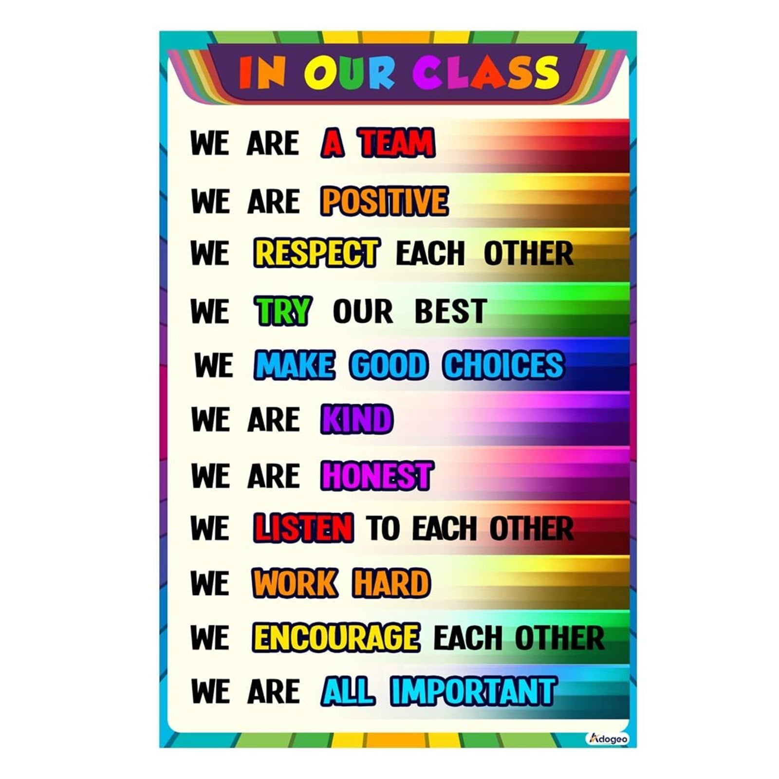 Classroom Rules Posters - In Our Class Poster - Inspirational Posters ...
