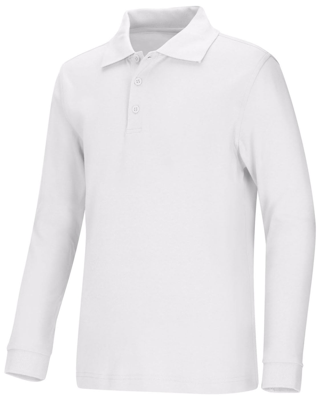 Classroom School Uniform Polo, L, WHT - Walmart.com