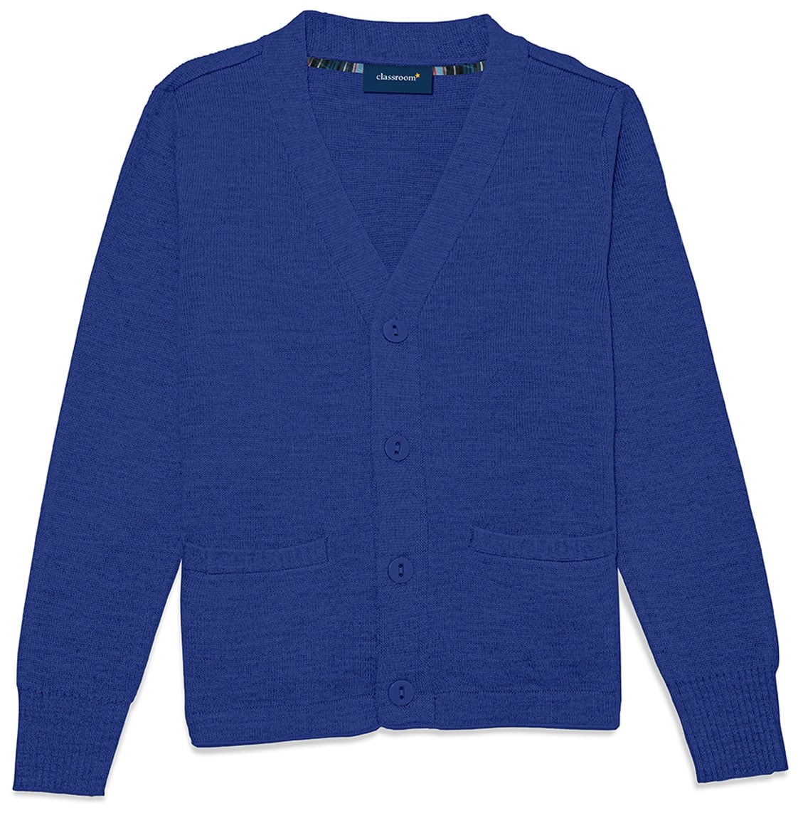 Classroom School Uniforms Adult Cardigan Sweater 56434, S, Royal ...