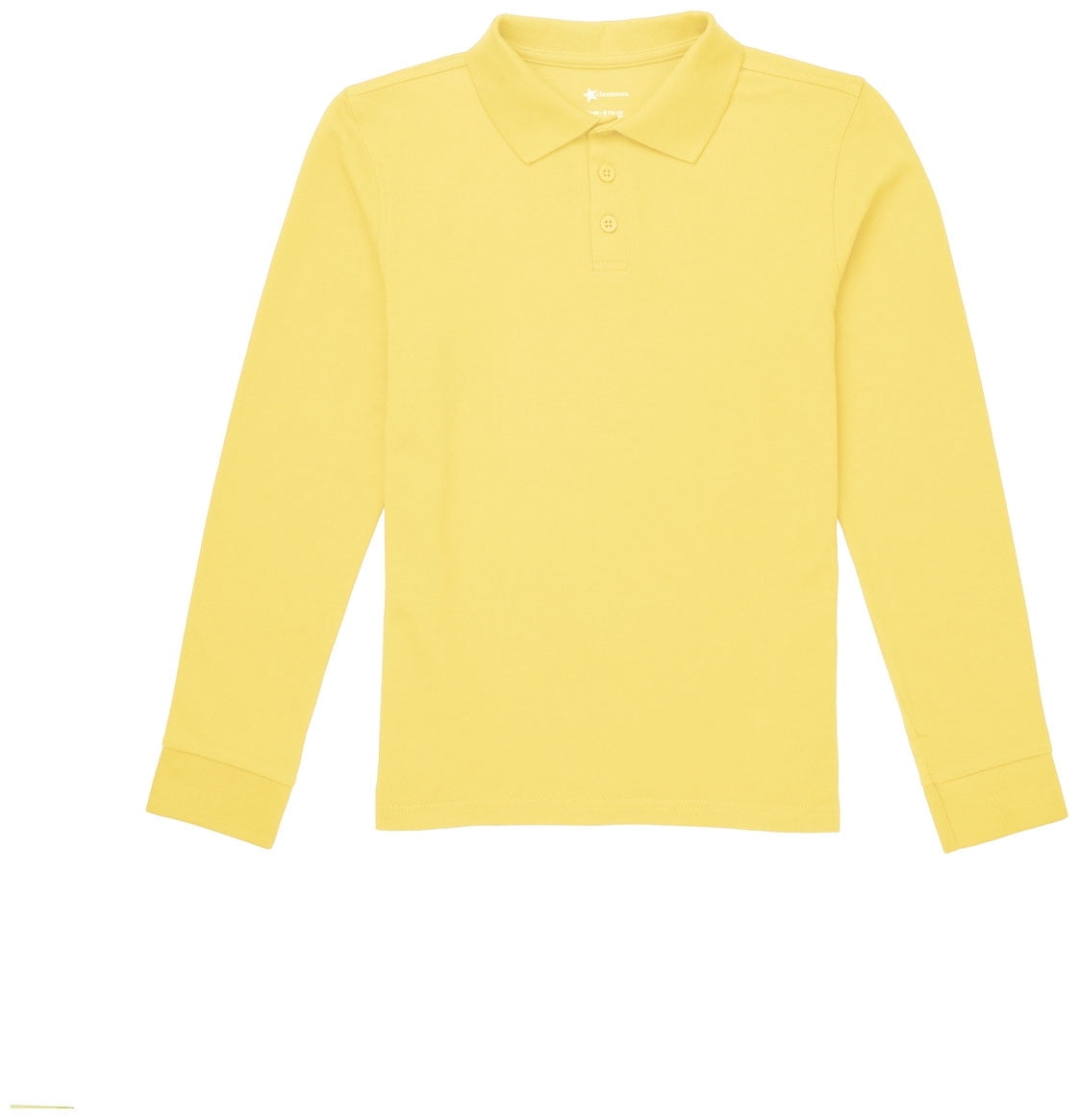 Classroom School Uniforms Adult Long Sleeve Pique Polo CR835X, M ...